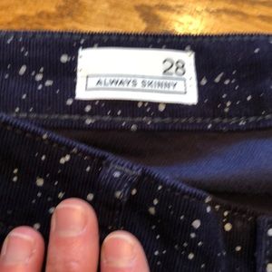 GAP | Pants & Jumpsuits | Nwt Gap Splatter Paint Corduroys Size 28 ...